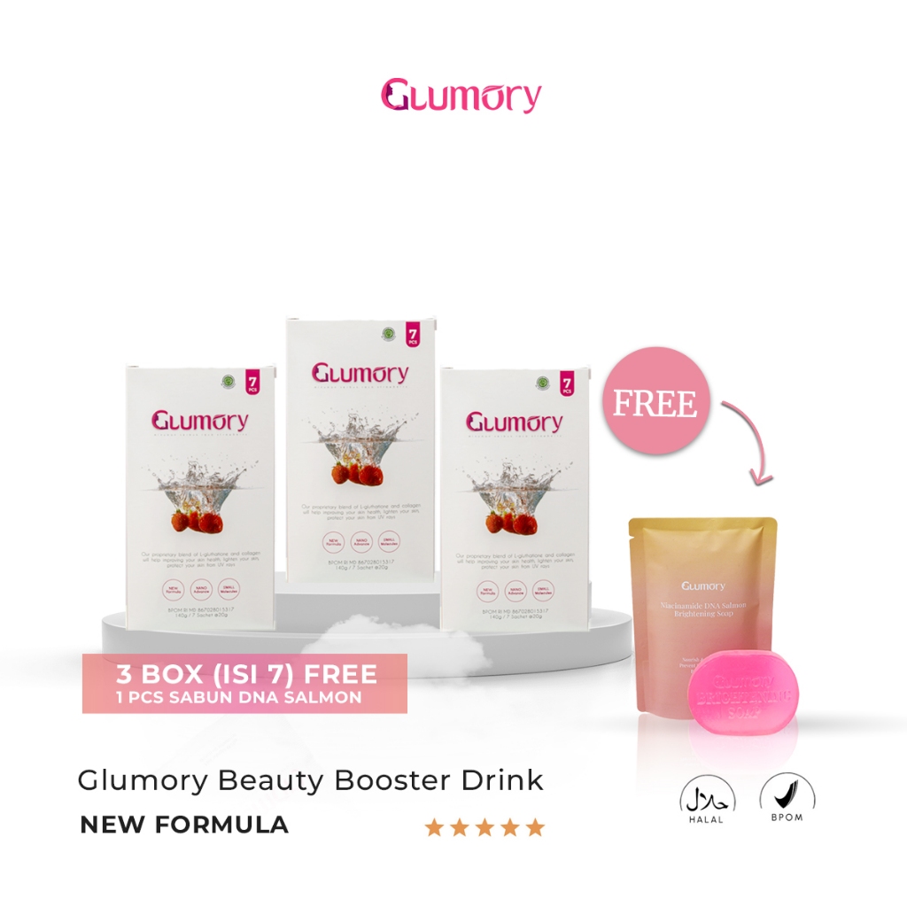 Jual GLUMORY Beauty Booster Drink NEW FORMULA Sakura Flower Extract ...