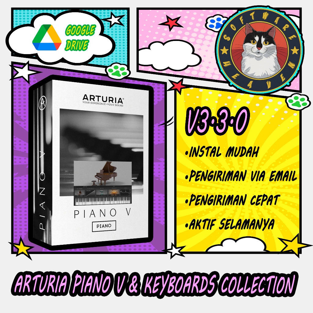 Jual Arturia Piano V3 v3.3.0 & Keyboards Collection 2023.12 Full ...