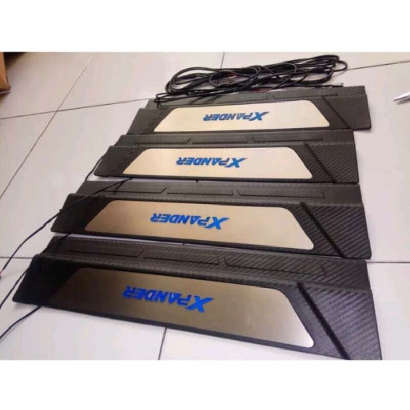 Jual Sill plate samping led carbon expander sillplate led pintu ...