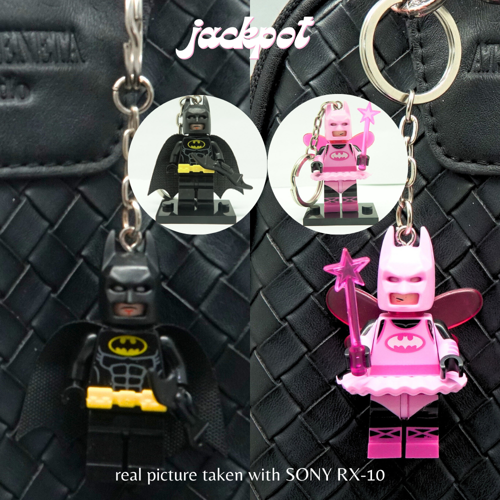 Jual 2 Pcs Couple Keychain Minifigure Fairy Batman & Batman | Gantungan ...