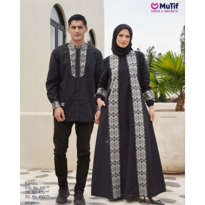 Jual COUPLE MUTIF NAMIRA ATHAN BLACK ETHNIC | Shopee Indonesia