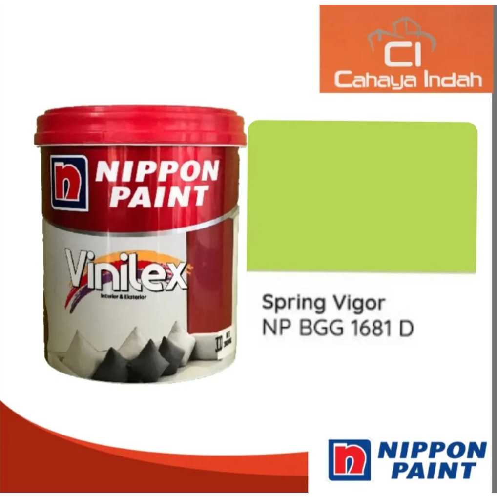 Jual Cat Nippon Vinilex 5000 "Spring Vigor 1681D" 3,5liter (Pewarnaan ...