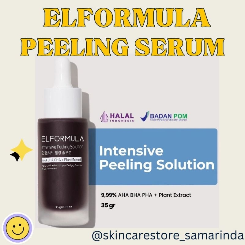 Jual ELFORMULA Intensive Peeling Solution - Serum Exfoliasi Wajah ...