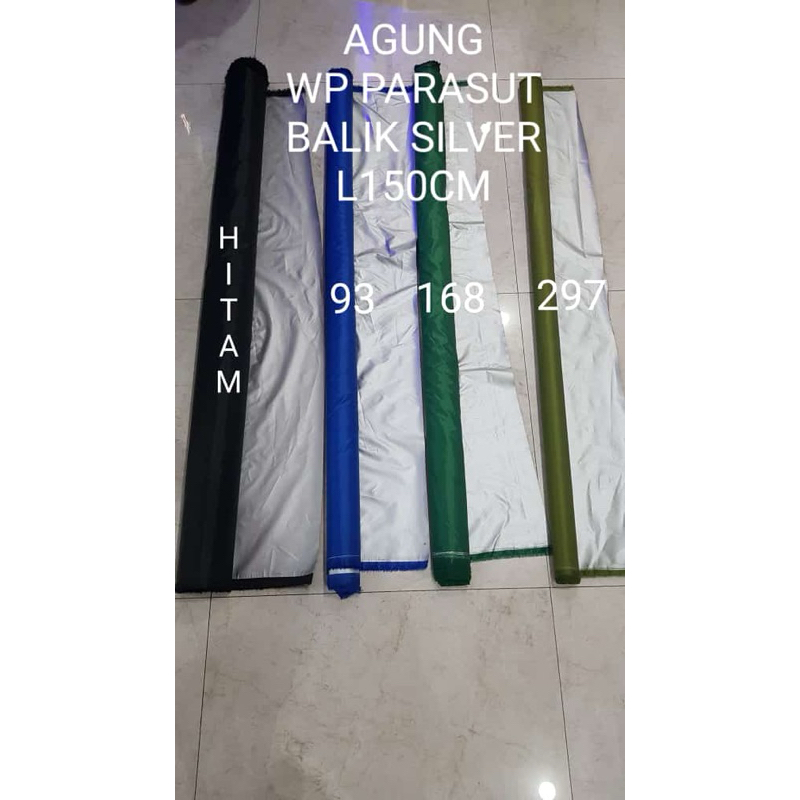 Jual KAIN PARASUT WATERPROOF HARGA PER 1 rol isi 100yard= 90meter ...