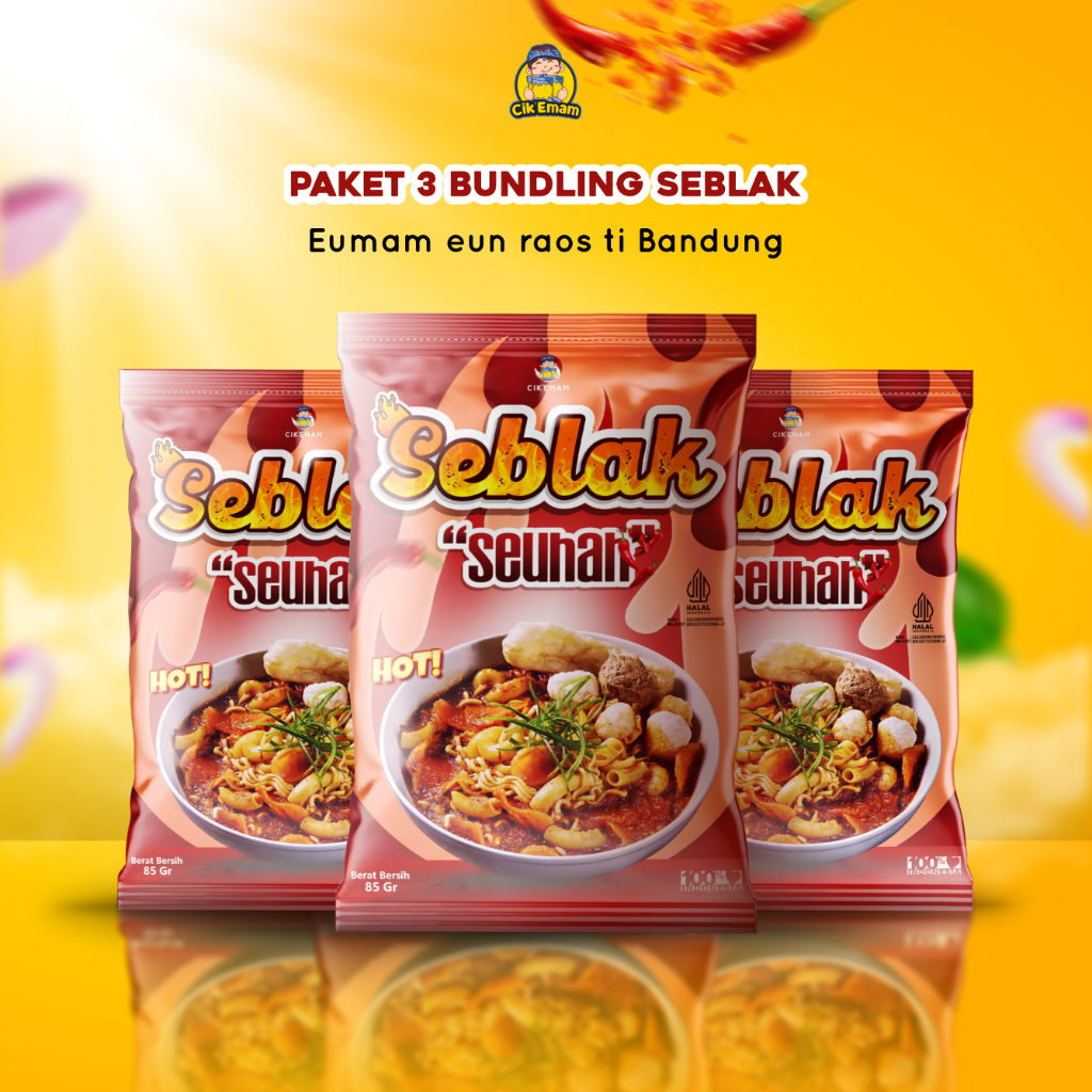 Jual Cik’Emam – Paket Seblak (3 Pcs) - Makanan Khas Bandung Instan ...