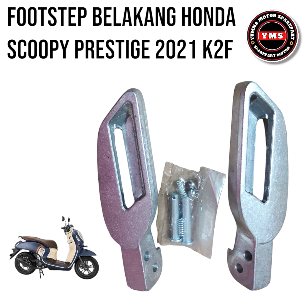 Jual footstep belakang honda scoopy prestige 2021-2023 step belakang ...
