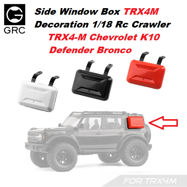 Jual GRC Window Tool Box TRX4M Decoration 1/18 Rc Crawler TRX4-M ...