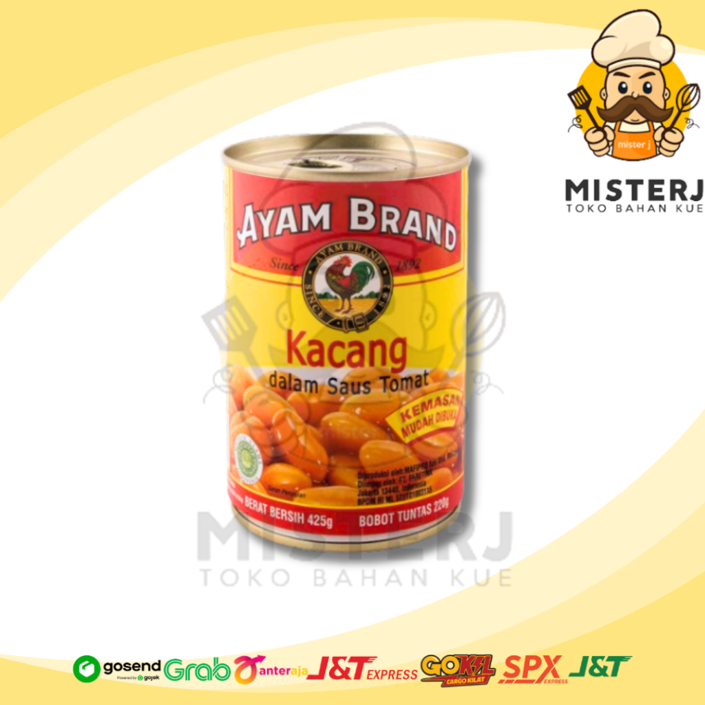 Jual Ayam Brand | Baked Bean In Tomato | 425 ml | Kacang Dalam Saus ...