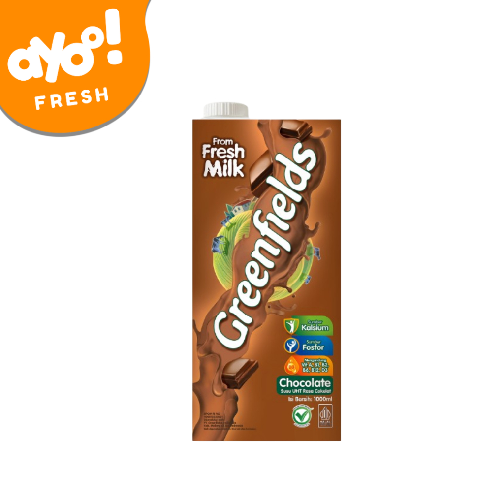 Jual Greenfields Susu UHT Cokelat 1 Liter | Shopee Indonesia
