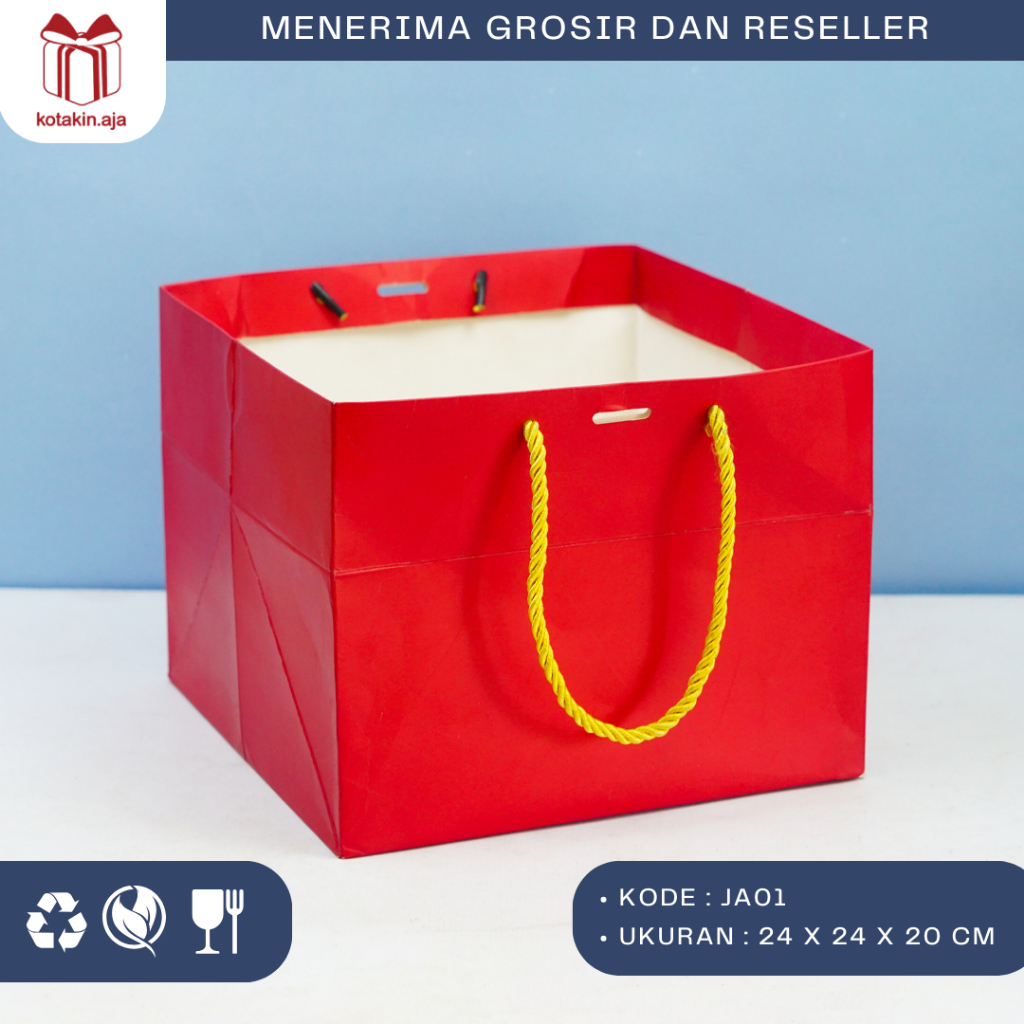 Jual Paperbag Polos / Paperbag Warna / Paperbag Tali / Paperbag Ivory ...