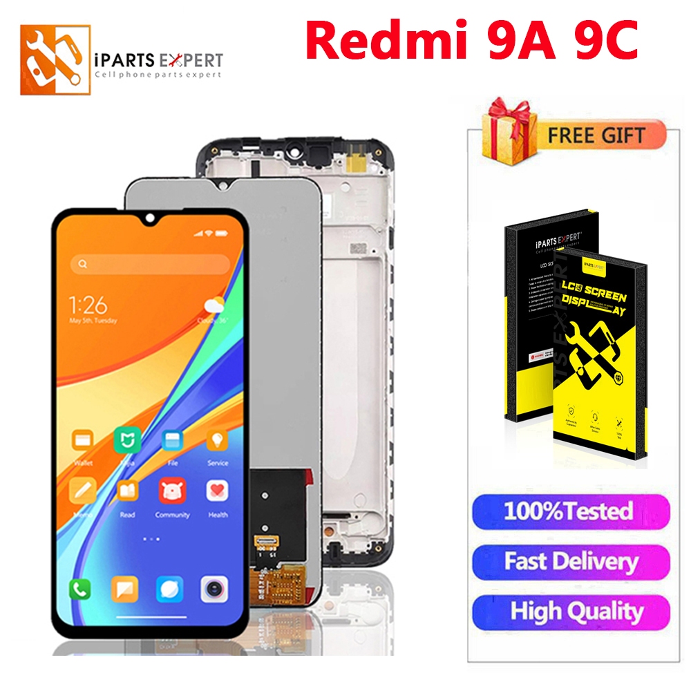 Jual IPARTSEXPERT Original LCD HP For Xiaomi Redmi 9A 9C Original Full ...