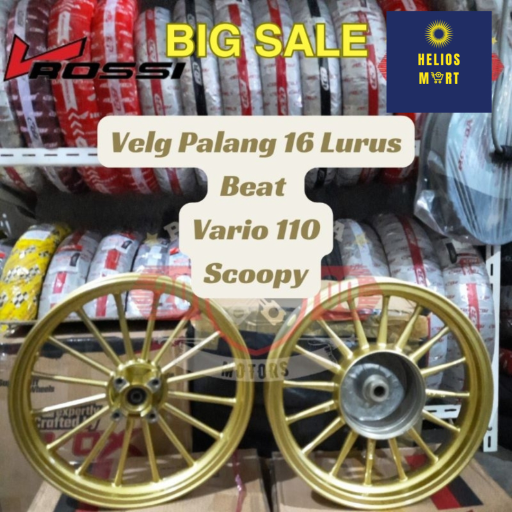 Jual Velg V Rossi Palang 16 Lurus Andromeda Beat Vario 110 Scoopy Warna ...