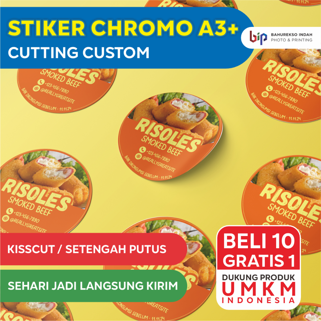 Jual Sticker Chromo / Mirrorcoat / Stiker Cromo / Stiker Label Kemasan ...