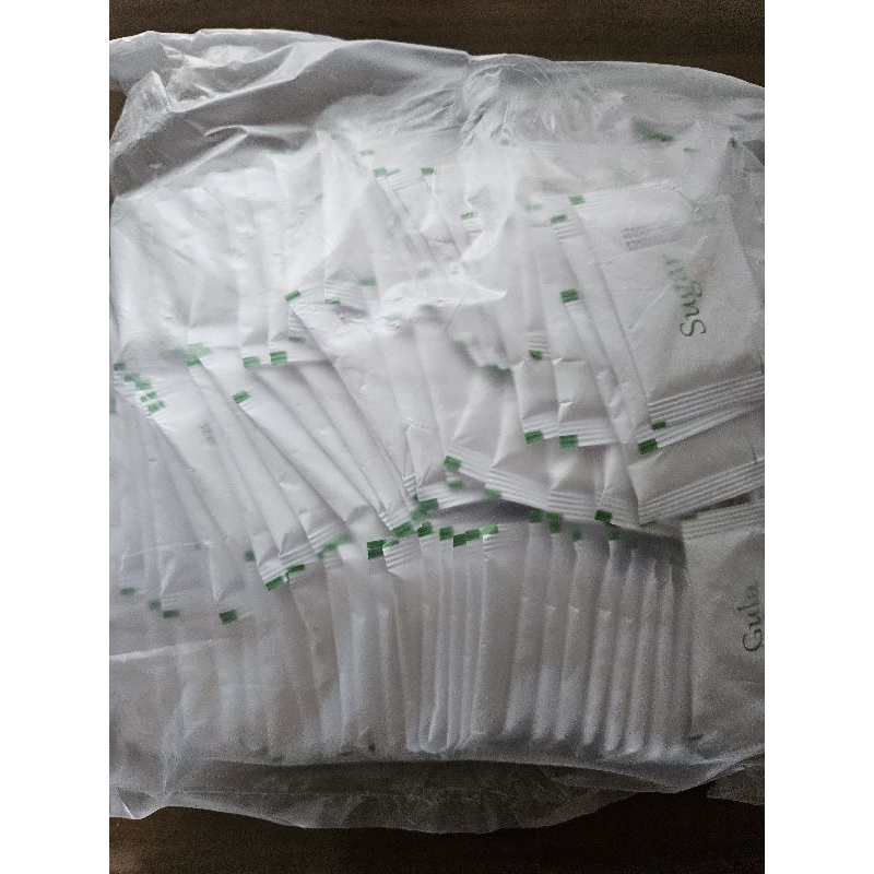 Jual Gula putih sachet/ White sugar sachet/ Gula sachet hotel/ Gula ...