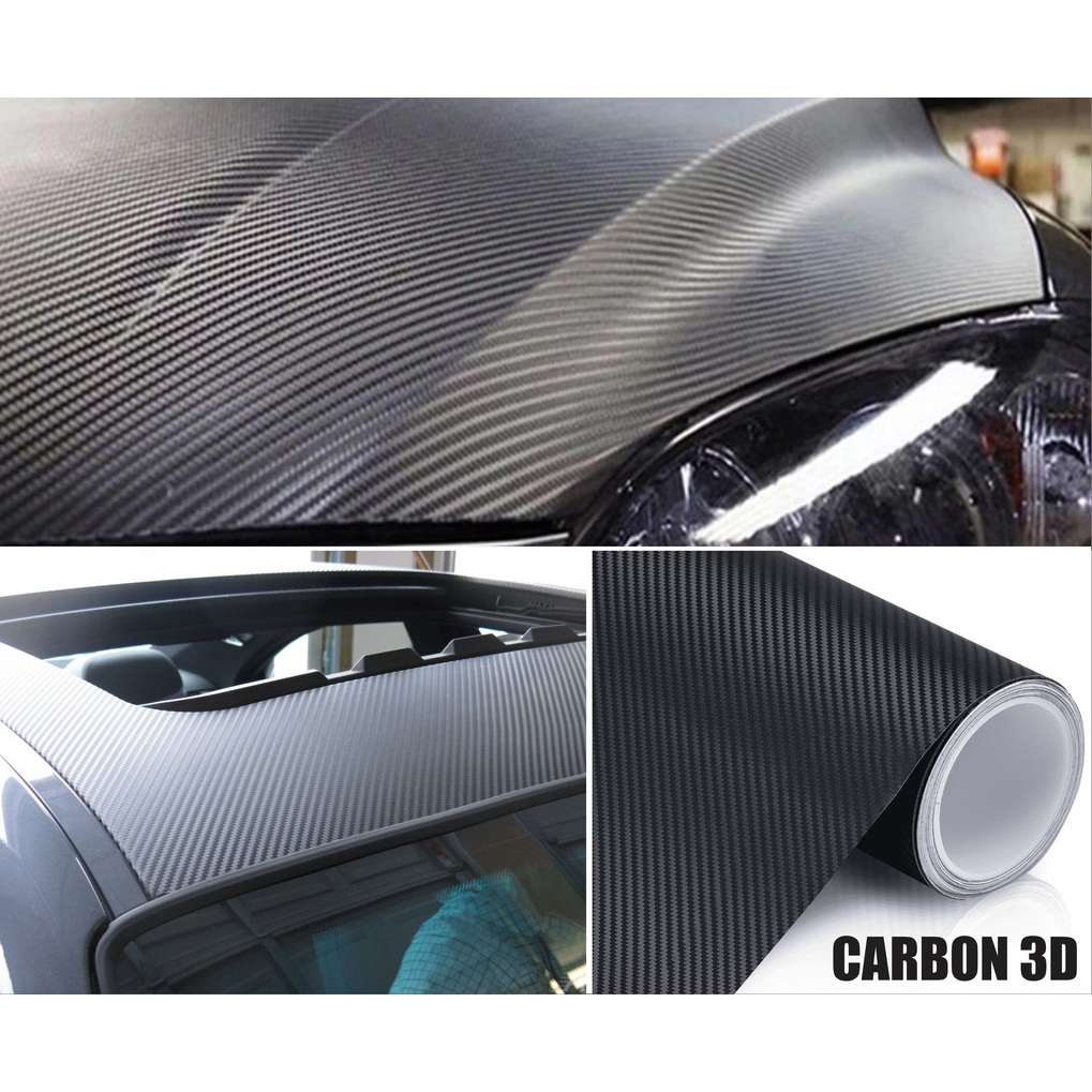 Jual STIKER KARBON TAHAN PANAS HITAM DOFF SILVER GLOSSY-STIKER KARBON ...