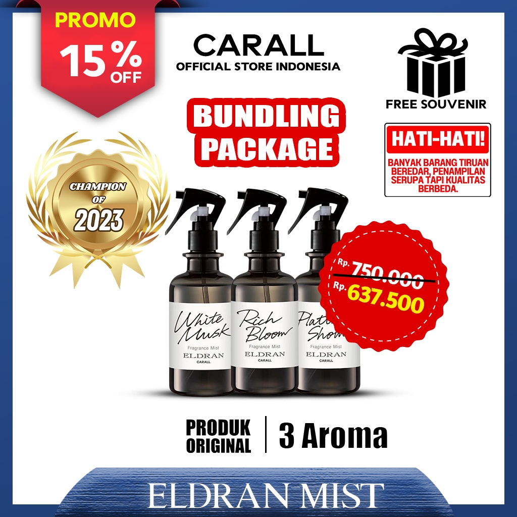 Jual Parfum Mobil dan Ruangan Spray/Semprot CARALL ELDRAN MIST ...