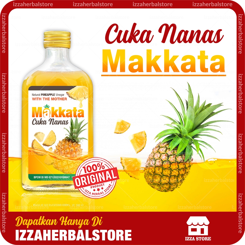 Jual CUKA NANAS Makkata Original Vinega With Mother Asli Ori | Shopee ...
