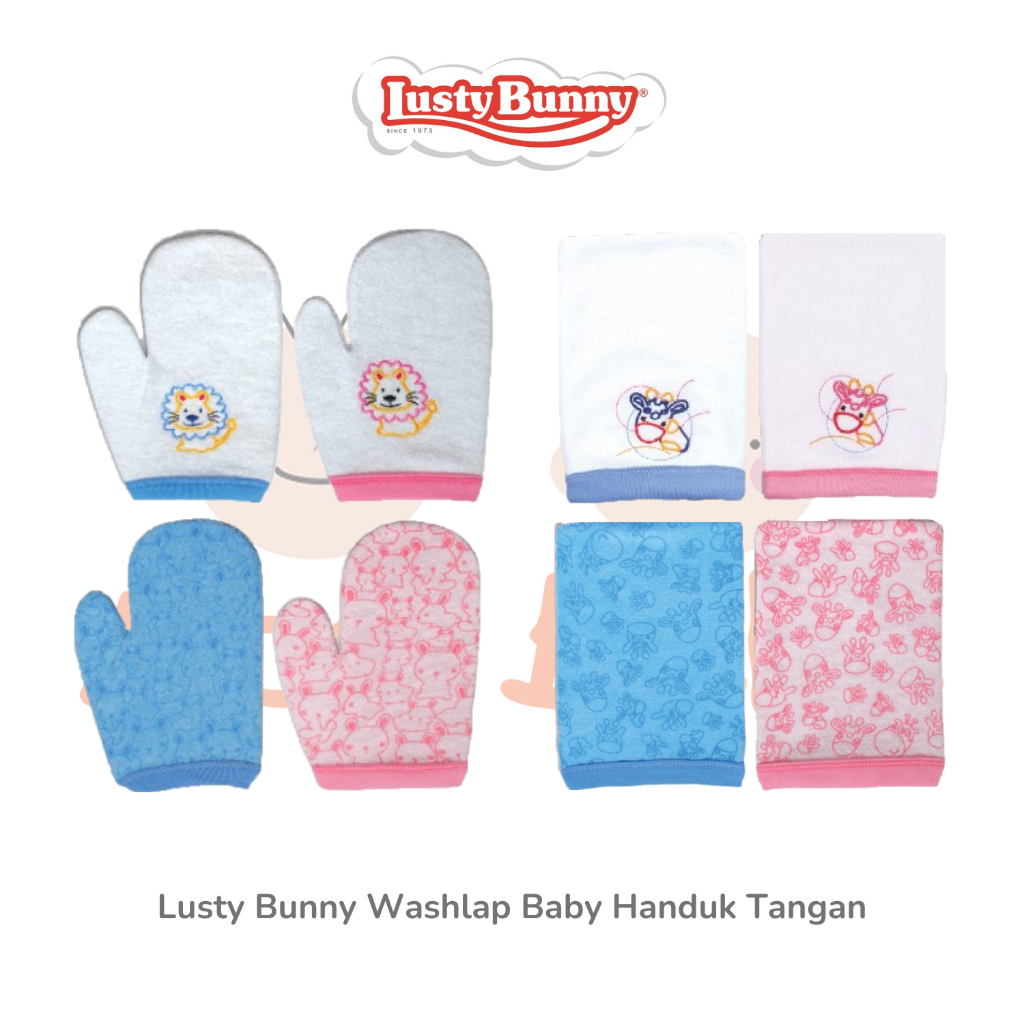Jual Lusty Bunny Washlap Baby Handuk Waslap Mandi Bayi | Shopee Indonesia