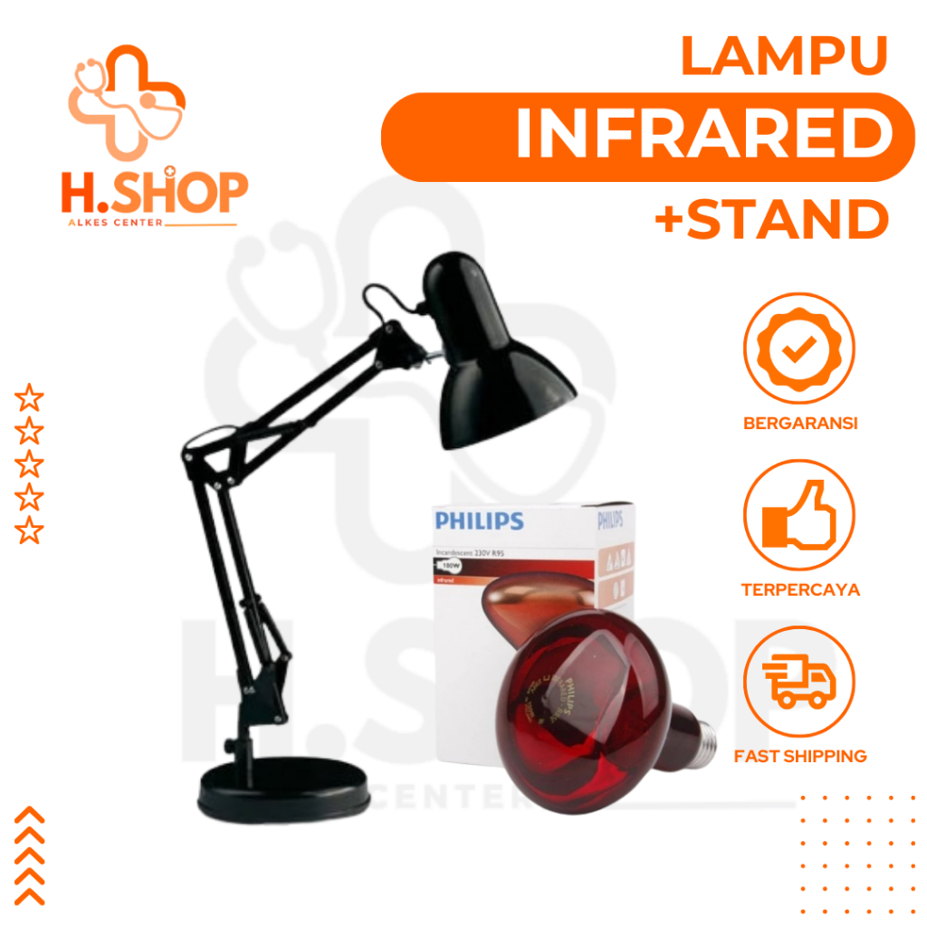 Jual Alat fisioterapi set Lampu Terapi infra red infra merah infrared ...