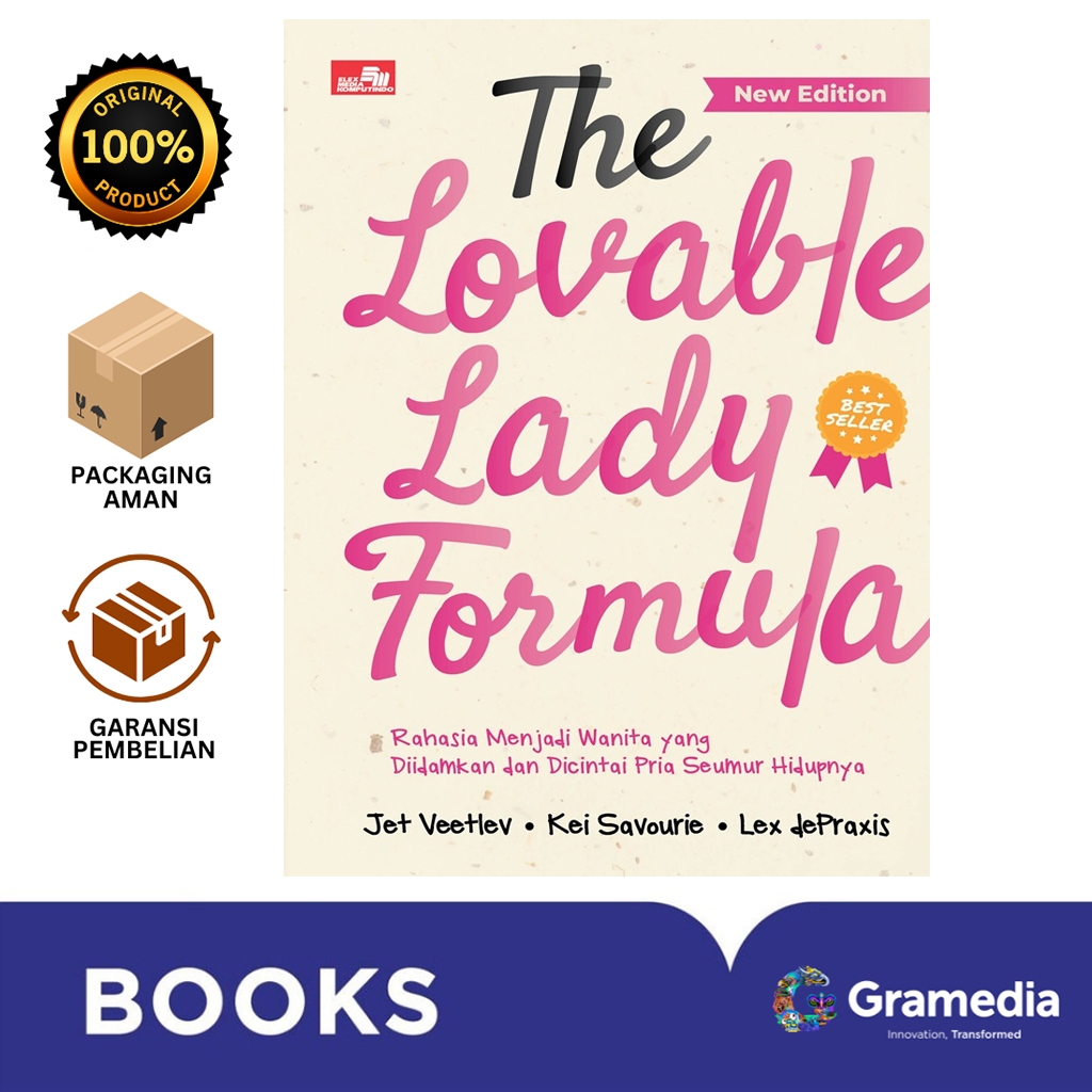 Jual Gramedia Bali - The Lovable Lady Formula (New Edition): Rahasia Menjadi Wanita yang ...