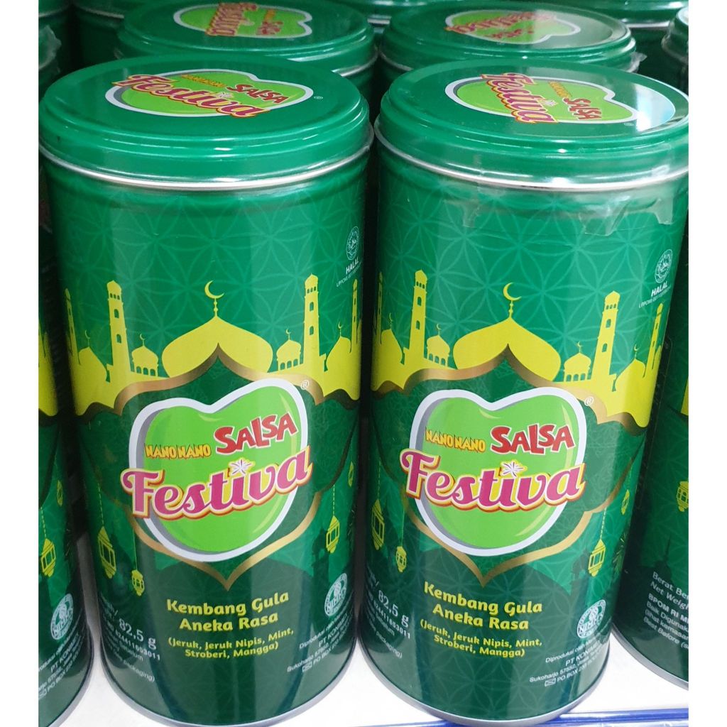 Jual Nano Nano Salsa Festive Assorted Permen Aneka Rasa Kaleng 82.5gr ...