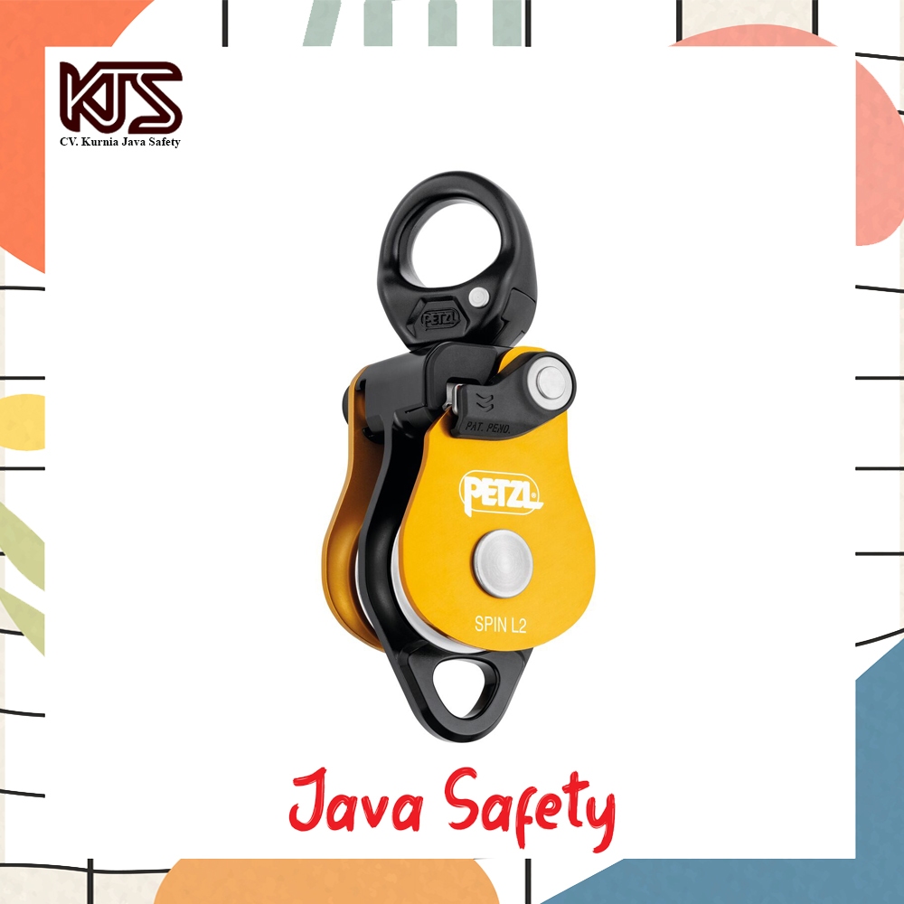 Jual Petzl Spin L2 - Very high efficiency double pulley with swivel ...