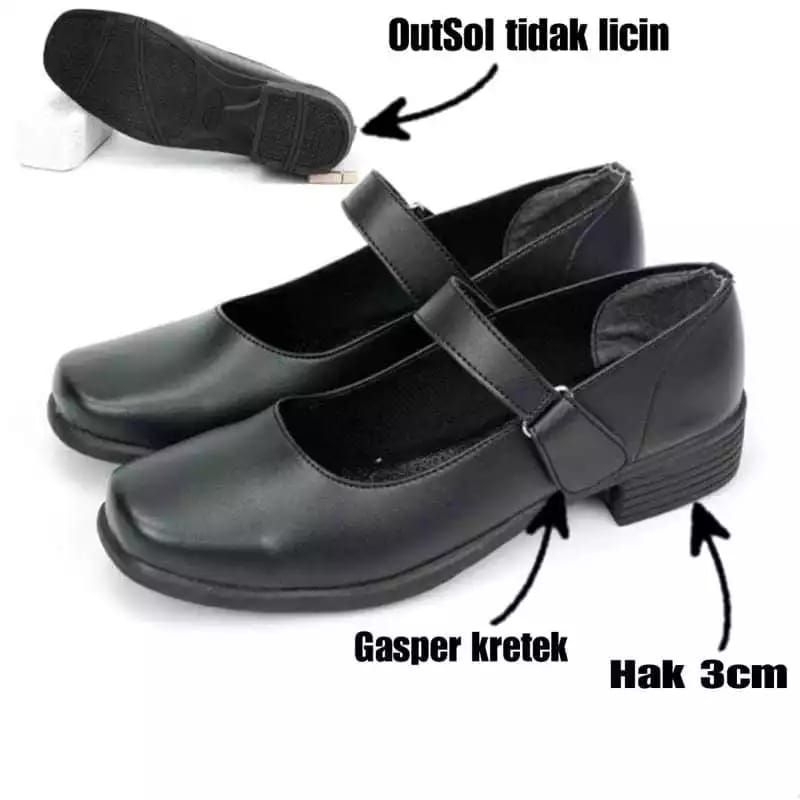 Jual SEPATU PANTOFEL GLOSSY WANITA // SEPATU PASKIB //SEPATU PASKIBRA ...