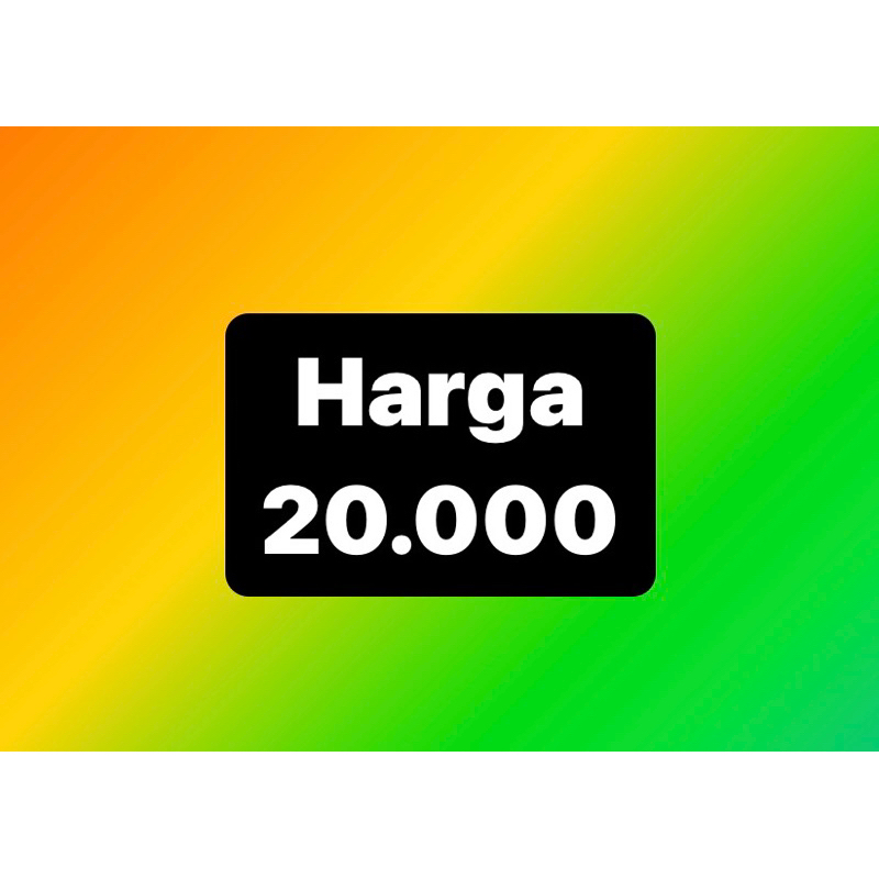 Jual LIVE! Harga 20k | Shopee Indonesia