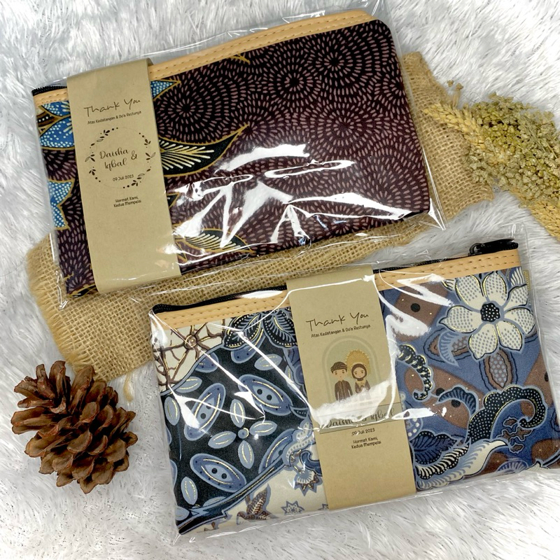 Jual Souvenir Pernikahan Dompet batik Khas Jogja Uk 20 x 11 (1kg muat 50pcs) PART 1 | Shopee ...