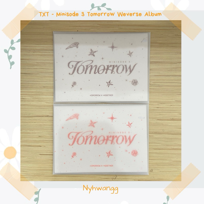 Jual TXT - MINISODE : 3 TOMORROW WEVERSE ALBUM VER [ready stock] | Shopee Indonesia