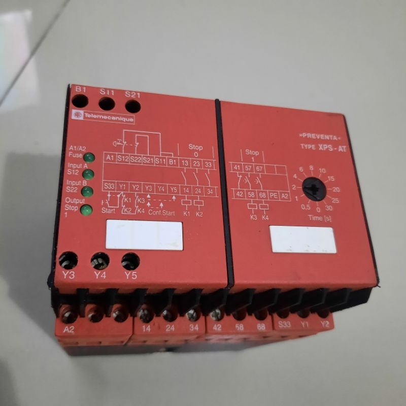 Jual SAFETY RELAY TELEMECANIQUE XPS-AT PREVENTA 24Vac | Shopee Indonesia