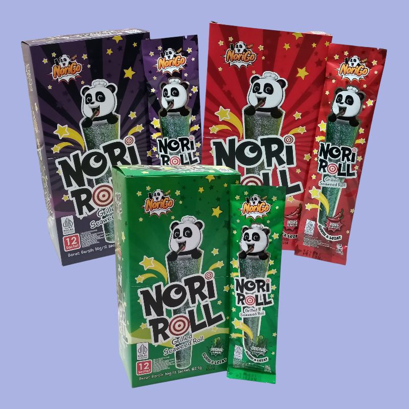 Jual NORIGO NORI ROLL Crispy Seaweed All Varian 30gr [12 pcs/box ...