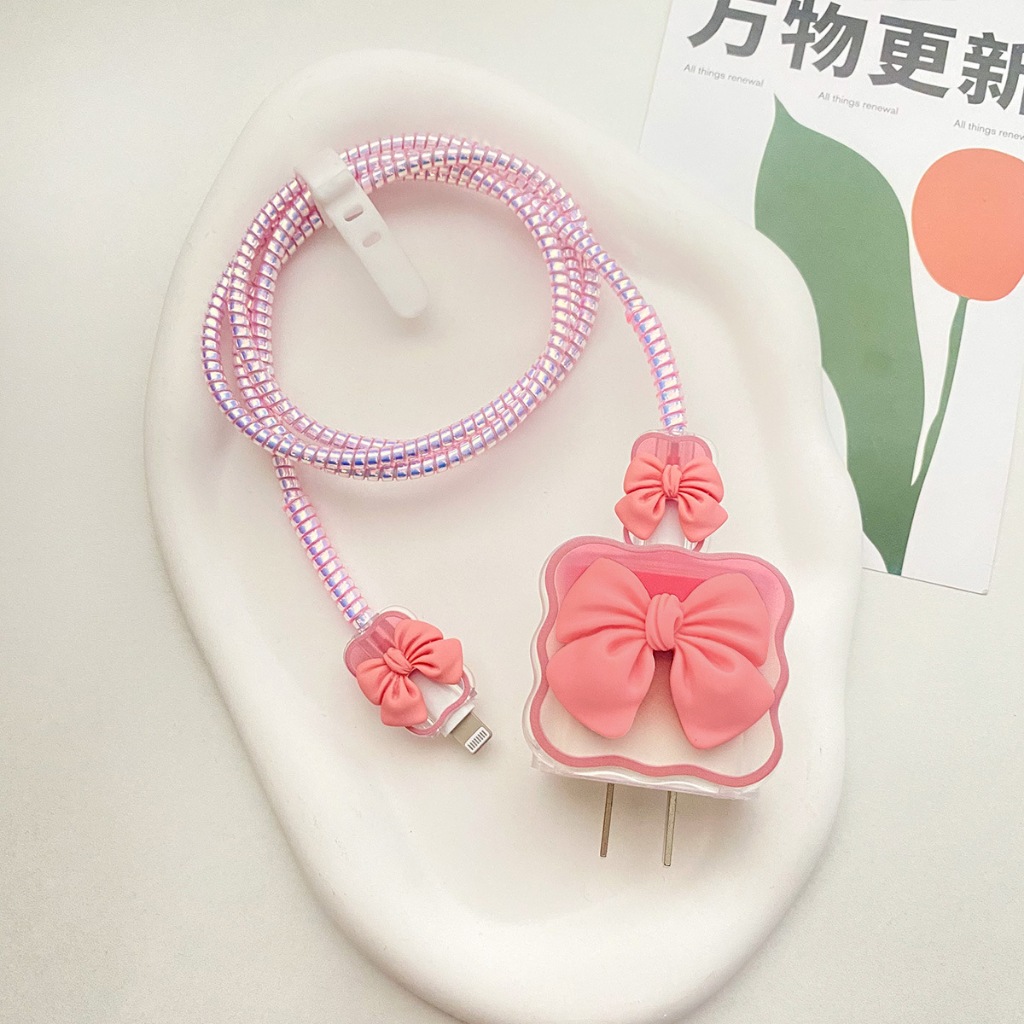 Jual (feclowcase) IPhone Charger Pelindung Kabel Case Pelindung Kabel ...