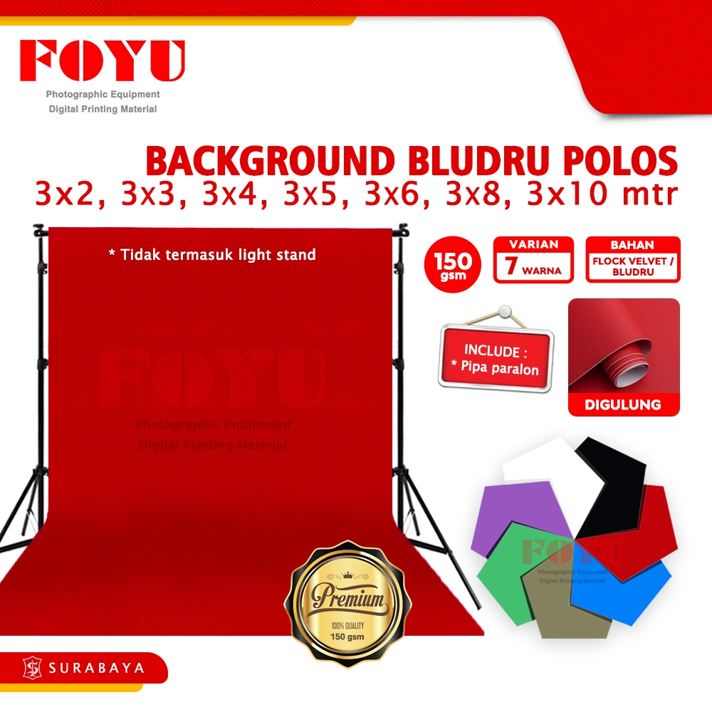 Jual Background Backdrop Latar Foto Photo Self Studio Photobooth Live ...