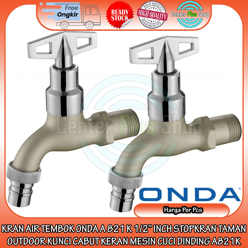 Jual Kran Tembok Onda A 821 K A821 1/2" In Inci Inchi Inch Keran Taman ...