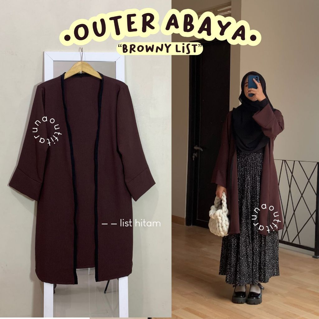 Jual OUTER ABAYA BY ARUNAOUTFIT | Shopee Indonesia