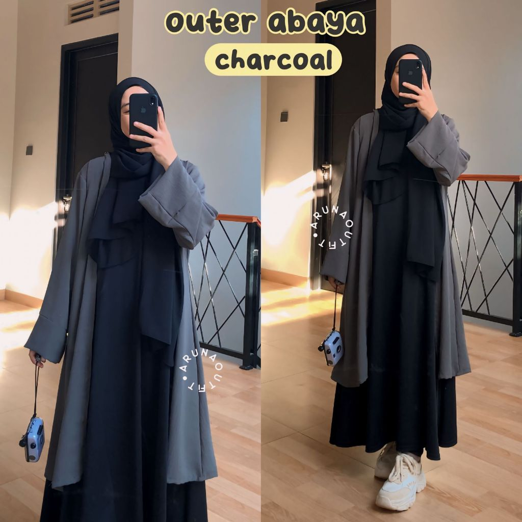 Jual OUTER ABAYA BY ARUNAOUTFIT | Shopee Indonesia