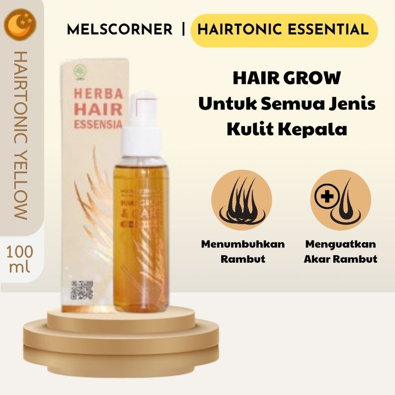 Jual Hair Tonic Essential Yellow / Hairtonic Kuning Penumbuh Rambut ...