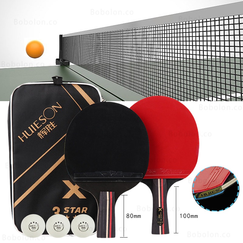 Jual Original Pingpong Tenis Meja Set Raket Peregangan Premium Kayu ...