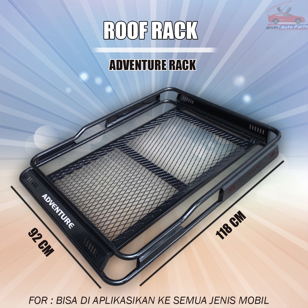 Jual ROOFRACK ADVENTURE RACK MOBIL RACK ATAS MOBIL UNIVERSAL BAGASI ...