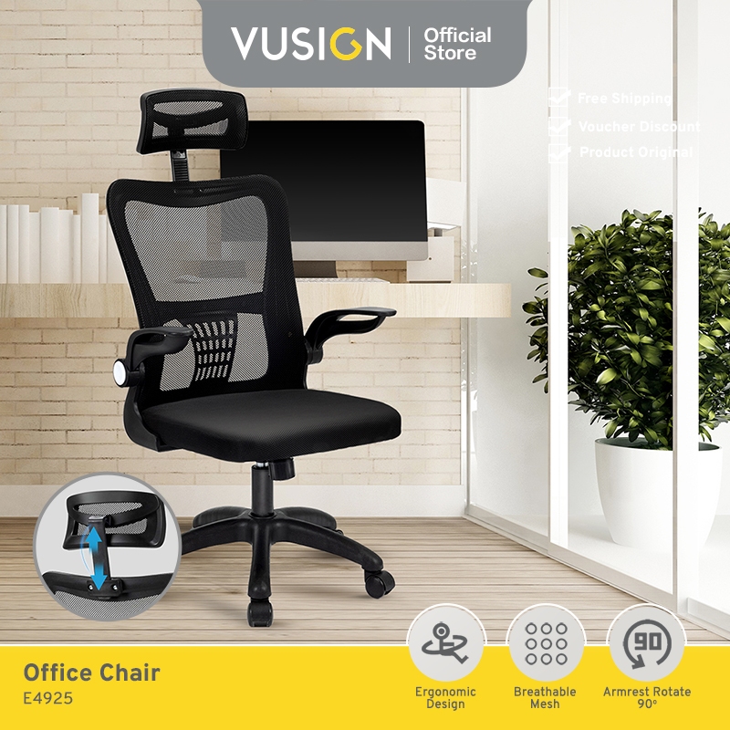 Jual Deli Office Chair / Kursi Kantor / Kursi Kerja Jaring dengan ...