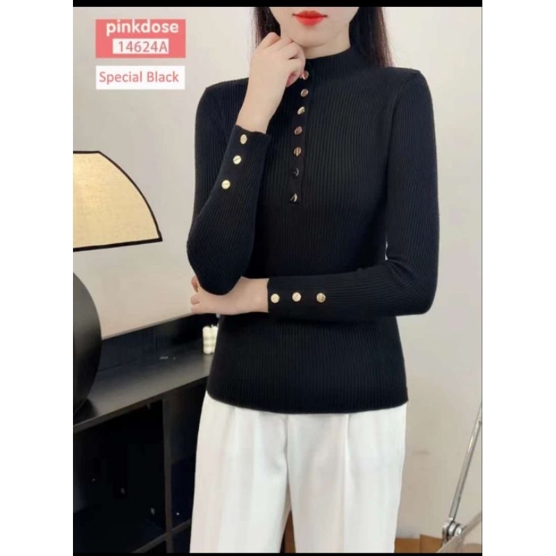 Jual PINKDOSE MANSET INARA BUSUI / ATASAN RAJUT INARA | Shopee Indonesia