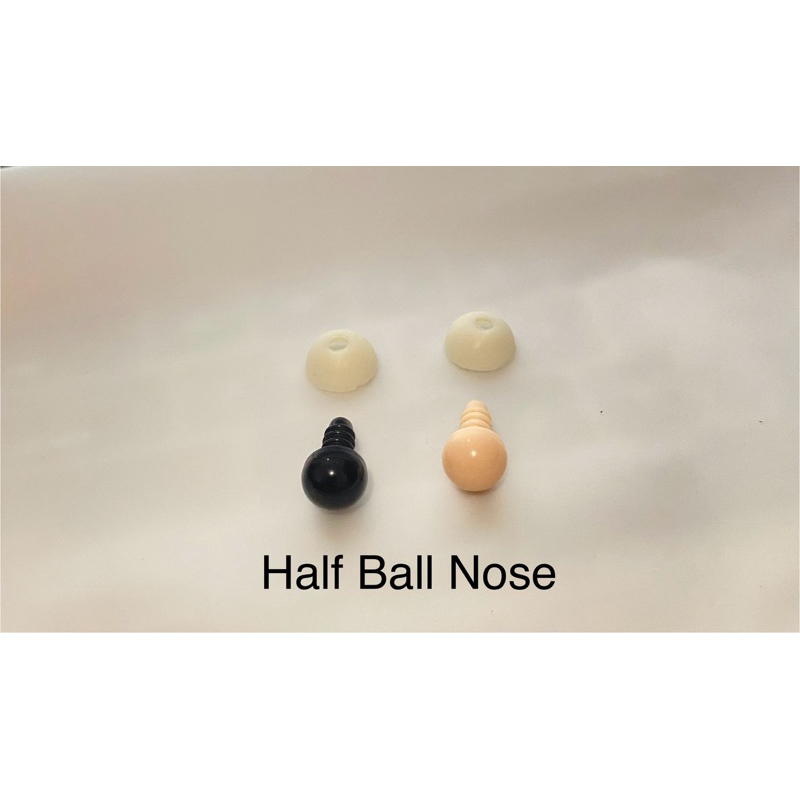 Jual Half Ball/ Sphere Safety Nose Amigurumi 10mm (1pc+washer) | Shopee ...