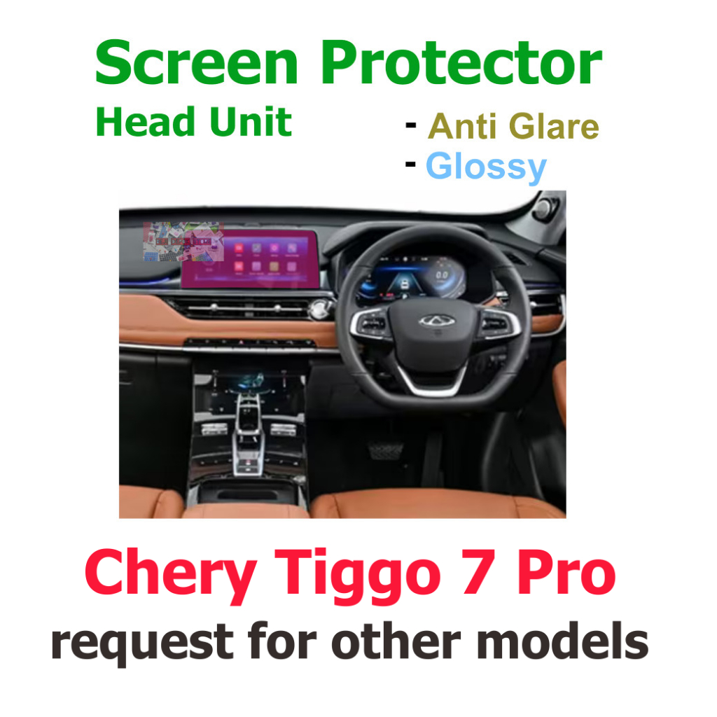 Jual Chery Tiggo 7 Pro head unit mobil Screen Protector Guard | Shopee ...