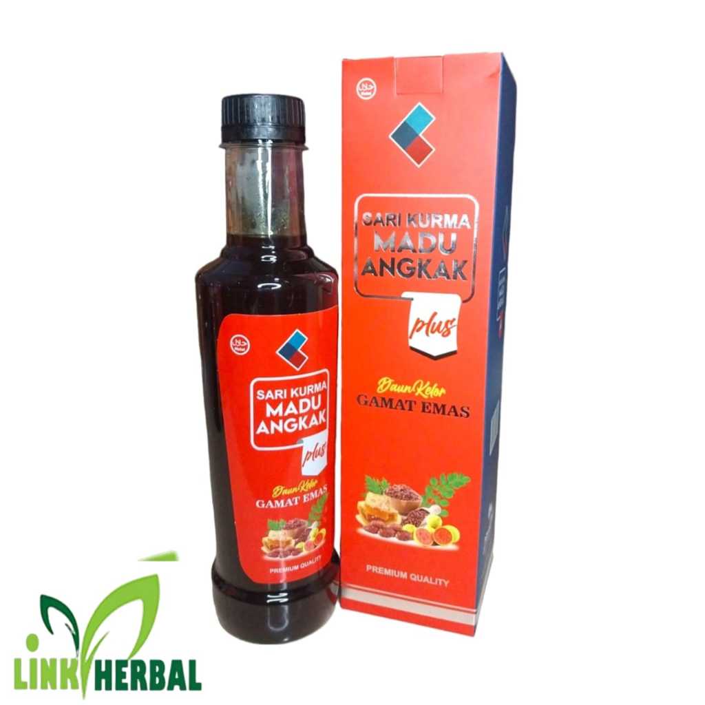 Jual Sari Kurma Angkak Plus Daun Kelor Gamat Emas | Madu Angkak Klasik ...