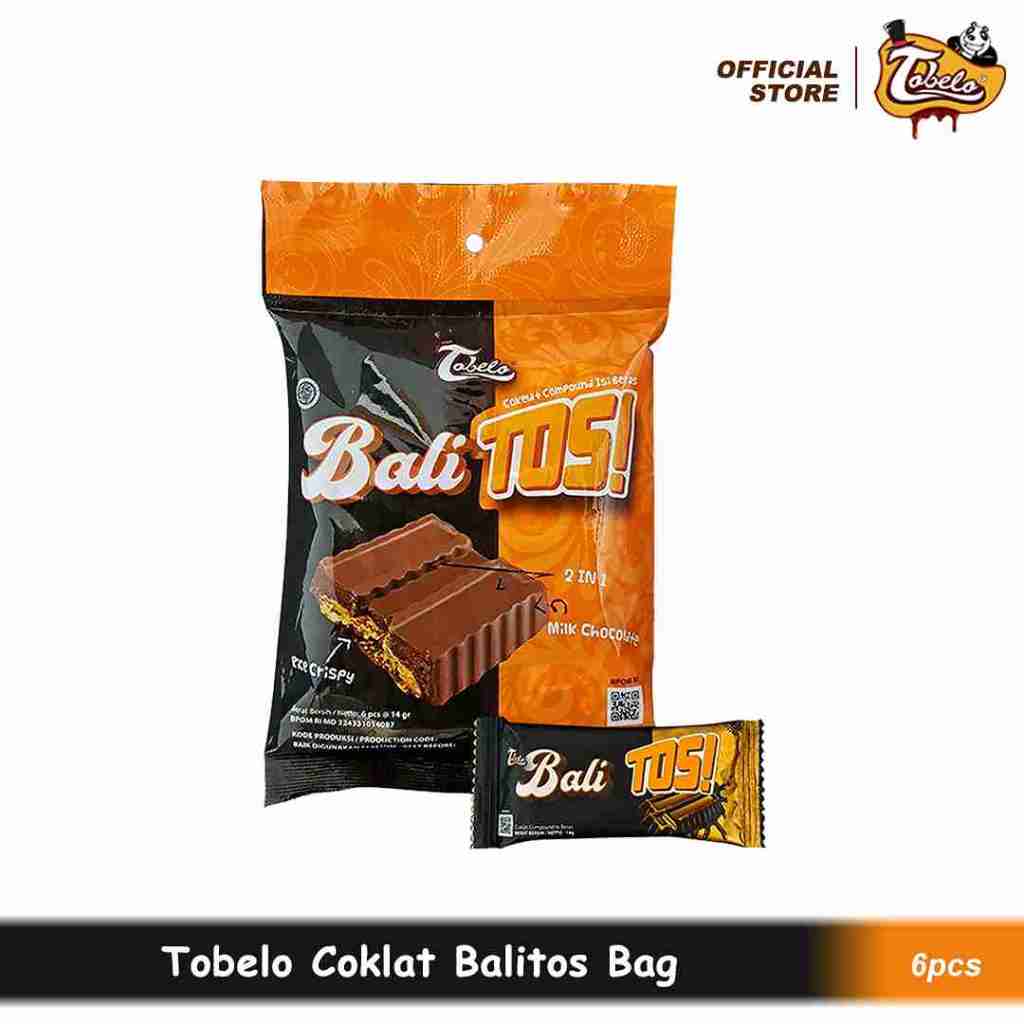 Jual Tobelo Balitos Bag isi 6 pcs Snack Coklat Manis Halal BPOM ...