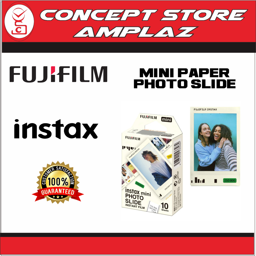 Jual FUJIFILM INSTAX PAPER MINI PHOTO SLIDE Refill Paper | Shopee Indonesia