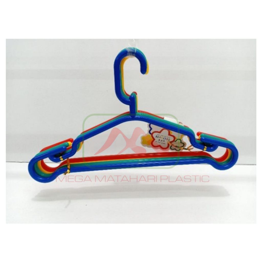 Jual Gantungan / Hanger Baju Kuat Keytoss Warna / Hitam (1Pak@6Pcs ...