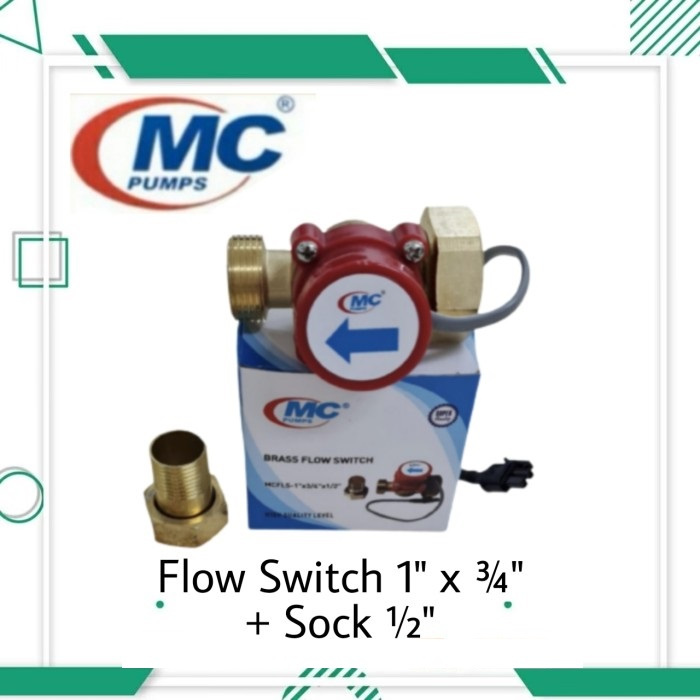 Jual FLOW SWITCH MC PUMP / MC PUMP FLOW SWITCH 1 X 3/4 | Shopee Indonesia