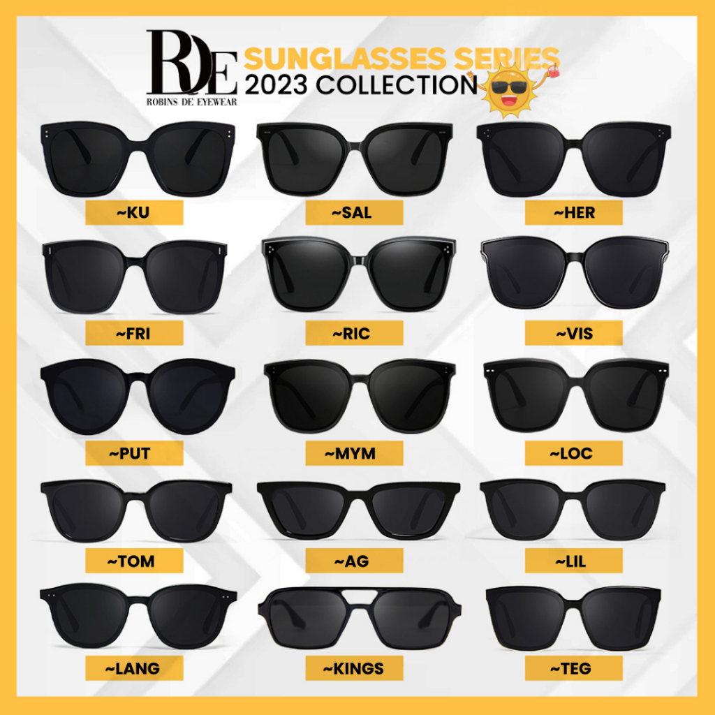 Jual Robins Kacamata Hitam Anti Radiasi Uv 400 Sunglasses Fashion Pria Wanita Robins Series ...